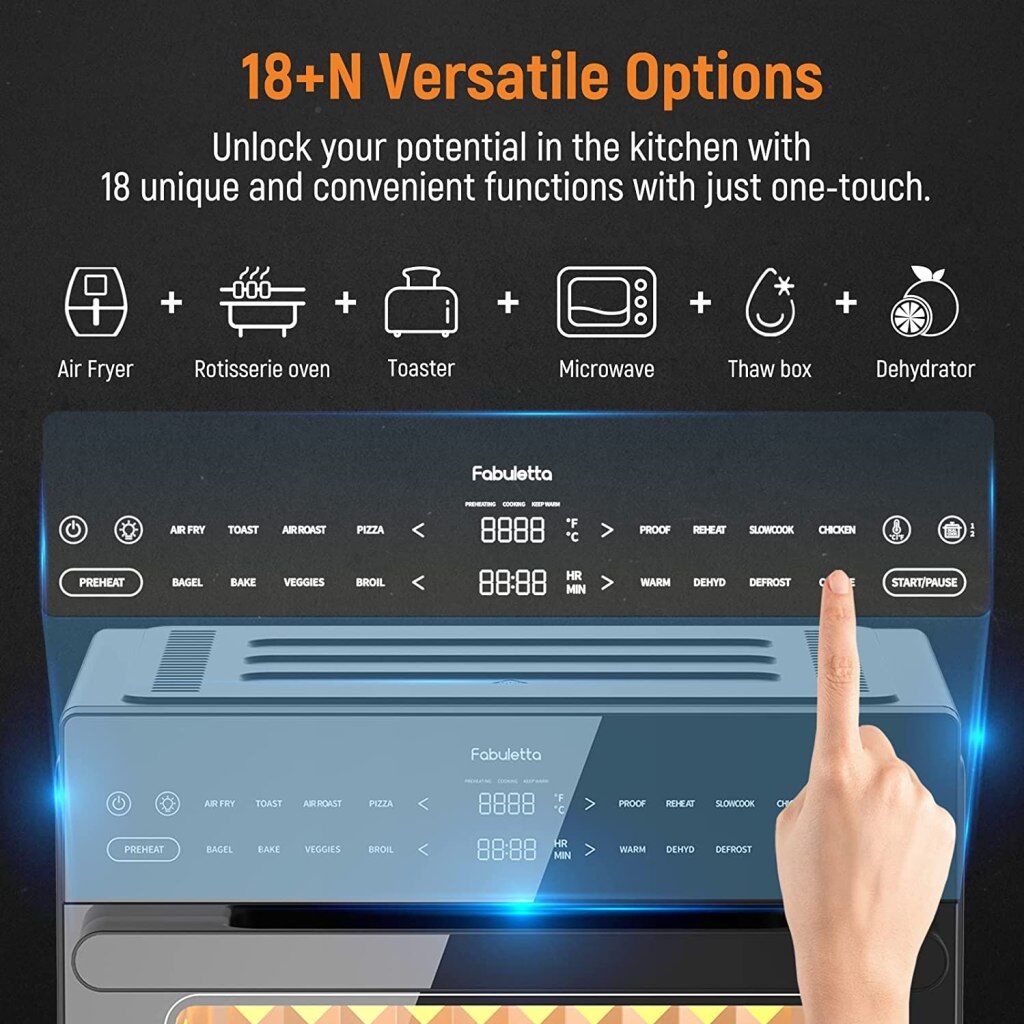 The Fabuletta Air Fryer Toaster Oven Combo Review - Homes Guide